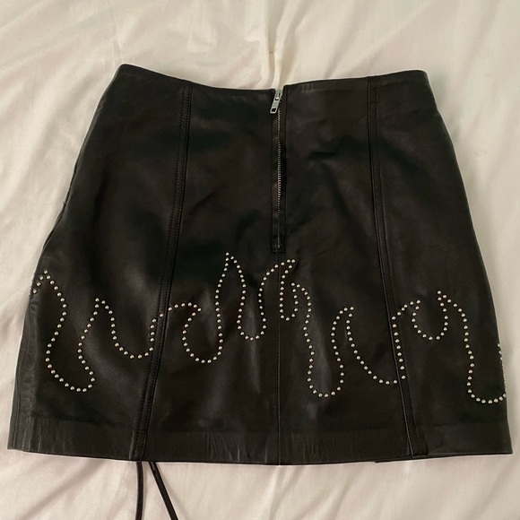 Eaves | Skirts | Eaves Fire Skirt In Black | Poshmark